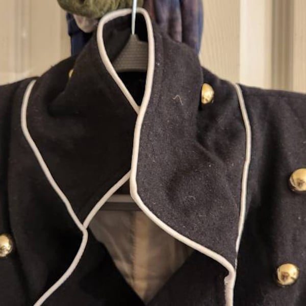 Captain Uniform, Royal Navy Uniform, Dark Navy Blue Wool British ...