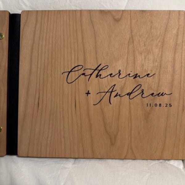 Wedding Guest Book Art Deco Wedding Guestbook for Photos Photobooth ...