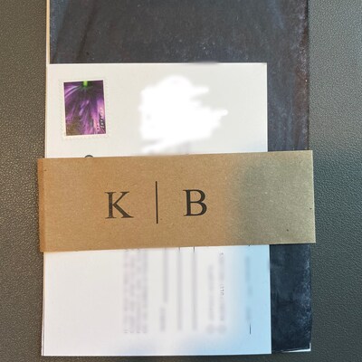 Kraft Paper Belly Bands 100 Product Wrap Packaging Printed Invitations ...