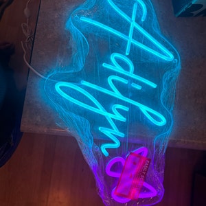 Neon Name Sign Custom Wall Decor, Neon Sign Light Teenage Boy Gifts ...