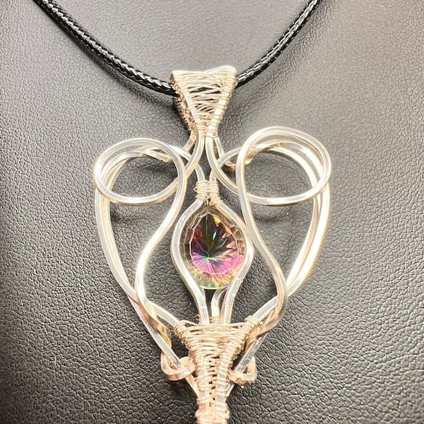 Cupid: Wire Wrap Heart Pendant Tutorial, DIY Wire Wrapped Pendant ...