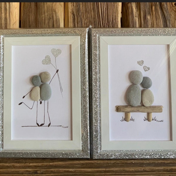 Pebble People - DIY Pebble Art Picture - Pebble Art Supplies - Natural ...