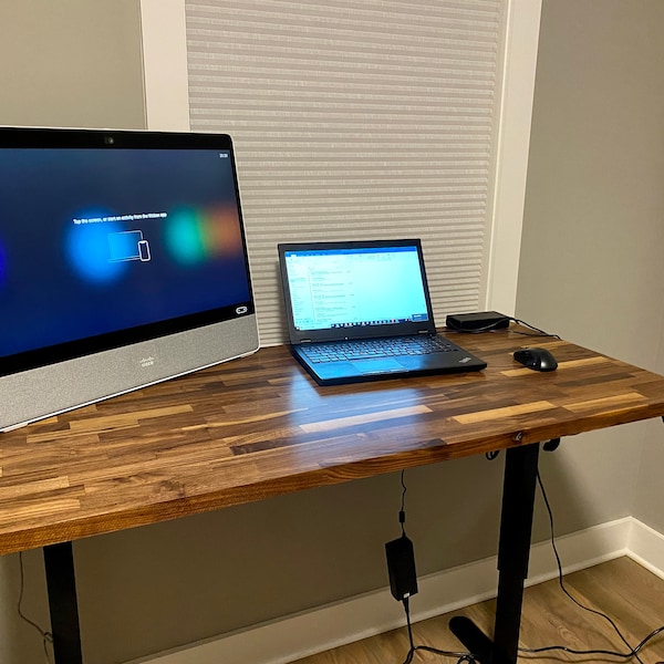 Sit Stand Desk Combo , Complete BYO Desk Set,made in USA, W Bosch Motor ...