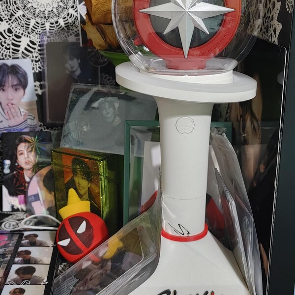 Stray Kids SKZ Kpop Lightstick Stand SK Logo Holder | Optional Cabinet ...