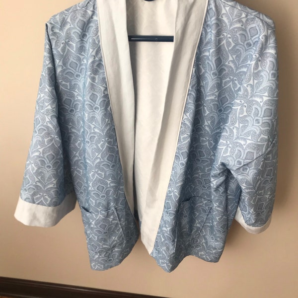 Kimono Jacket Sewing Pattern - English PDF Sewing Instructions + Video ...