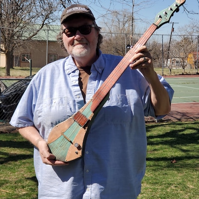 Electric Dulcimer. Solid Body Mountain Dulcimer. 4 Strings. - Etsy
