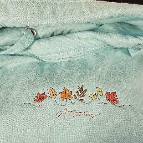 Fall Leaves Embroidery Design, Machine Embroidery Designs, Embroidery ...