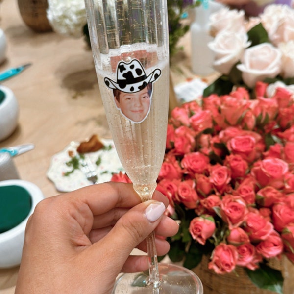 Custom Face Stickers, Personalized Stickers, Custom Party Favors, 30th ...