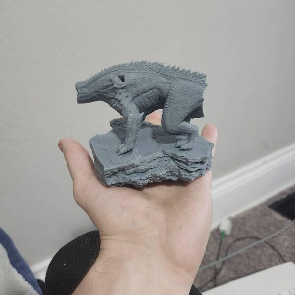 Mounted Dark Elf Fighter on Riding Lizard | 28mm and 32mm Scale| Dnd 5e ...