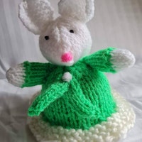 PDF KNITTING PATTERN Mistletoe Mouse Chocolate Orange Cover, Christmas ...