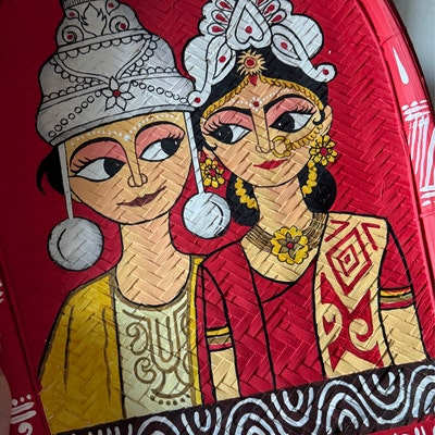 Bor Bou Handpainted Kulo / Bengali Wedding Kulo / Wedding Kulo ...