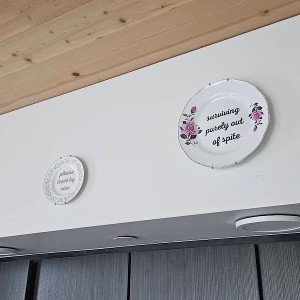 Bitch 6” Decorative Plate | Sassy & Cute Home Art | Swear Word Dishes ...