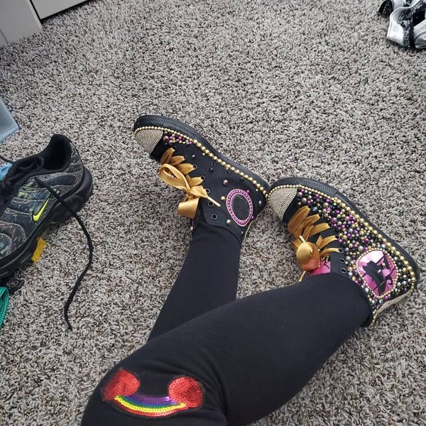 Custom Design Bedazzled AF1 for Quinceañera/ Mis XV Años/ Weddings ...