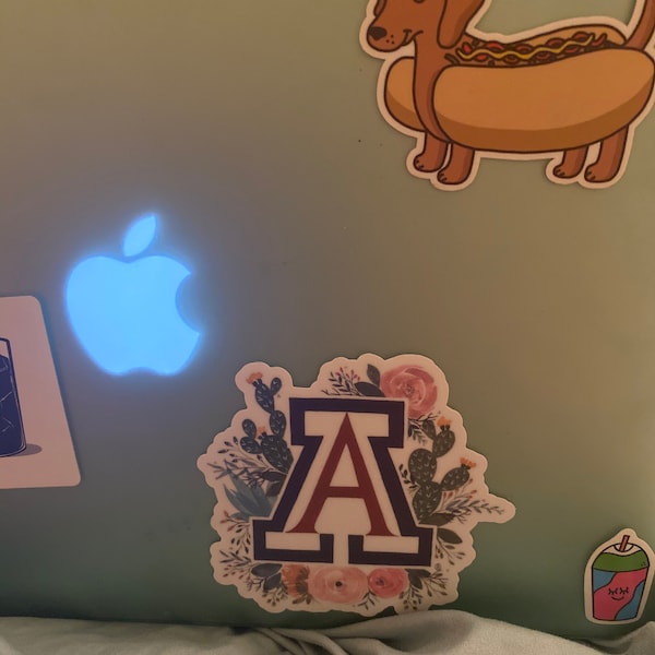 U of A Stickers-vinyl Stickers- Watercolor Vinyl Sticker-uofa Decor ...