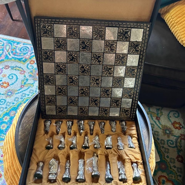 Handmade Chess Board Set | Luxury Chess Board | Gift for Him | Heavy ...