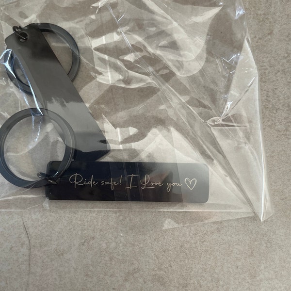 Personalised Keyring Personalized Valentine's Day Keychain Engraved Key ...