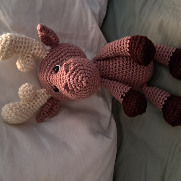 Moose Crochet Pattern, Crochet Moose, Moose Tutorial, Amigurumi ...