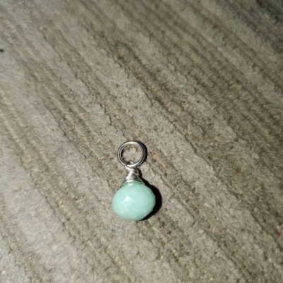 M Mint Green Amazonite Pendant Amazonite Necklace Charms - Etsy