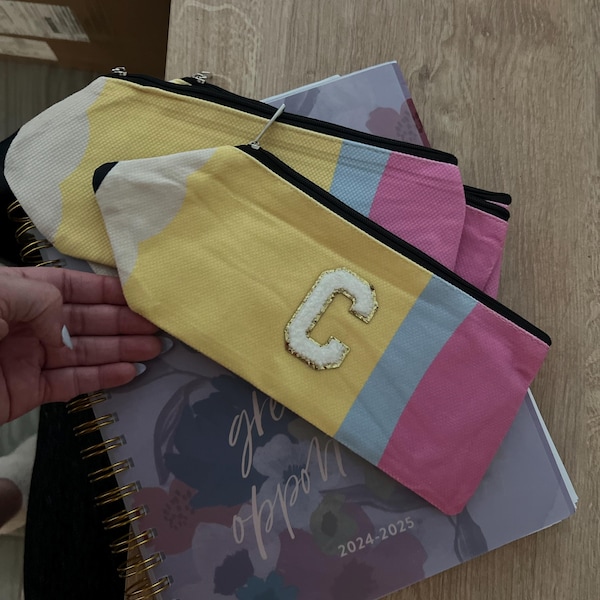 Pouch for Teacher Appreciation Gift for Teacher Custom Letter Pouch Bag ...