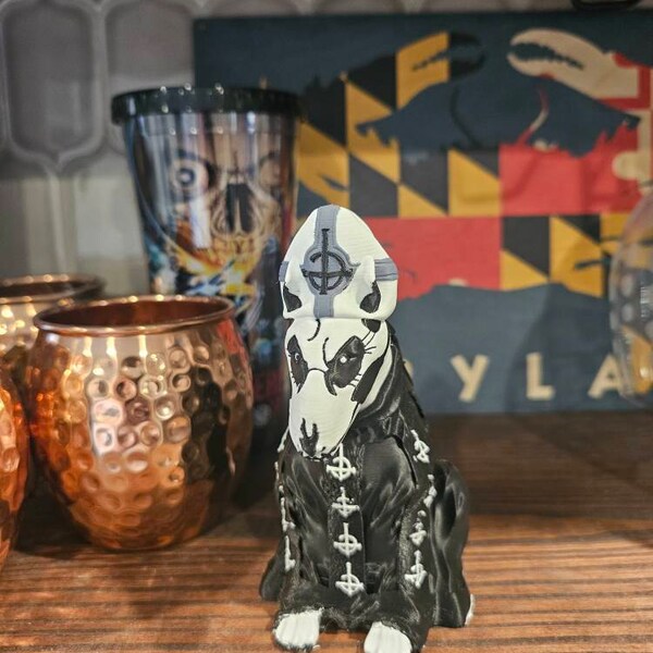 Cardinal Copia Rat Sculpture - Ghost Band Fan Art, Unique Home Decor - Etsy