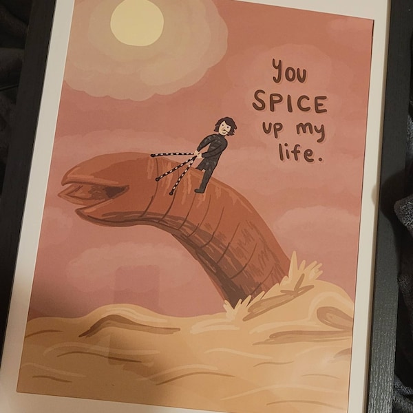Dune Sandworm Art Print - Etsy