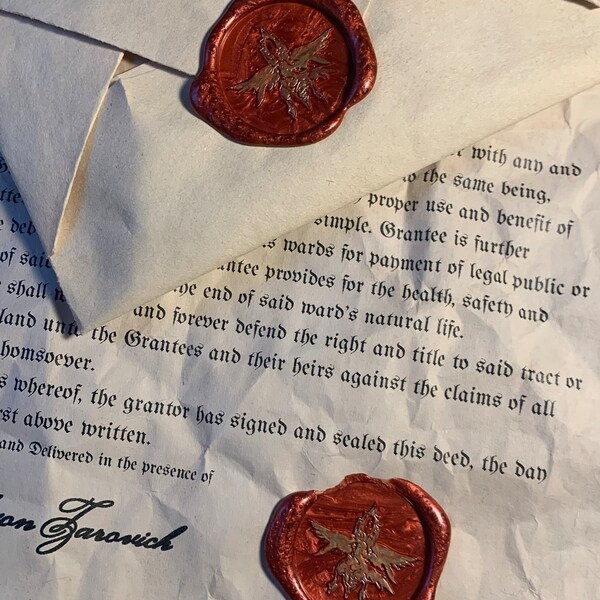 Strahd Zadrovich Family Crest Wax Seal Stamp - Vampire Wedding ...