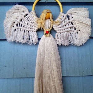 Macrame PATTERN Angel PDF Pattern Macrame Doll Beginner Macrame - Etsy