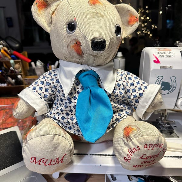 TEDDY BEAR SHIRT Pdf Pattern Fits 15-18 Inch Teddy Bears Such as Build ...