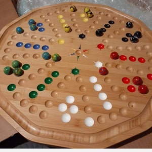 4 Person Extra Large Cribbage Board With Large Metal Pegs, FREE ...