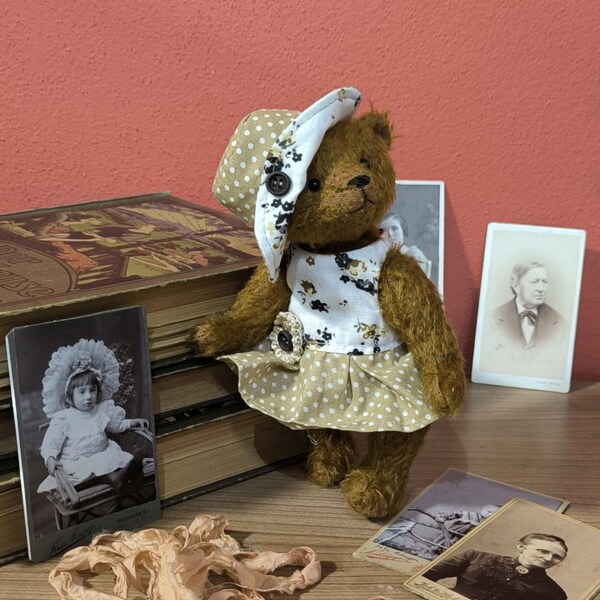 PDF Classic Teddy Bear Dress Pattern, Artist Teddy Bear Clothes Sewing ...