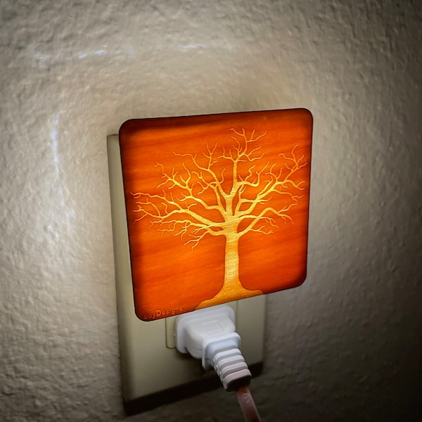 Tree Night Light, Bonsai, Rustic Decor, Tree of Life - Etsy
