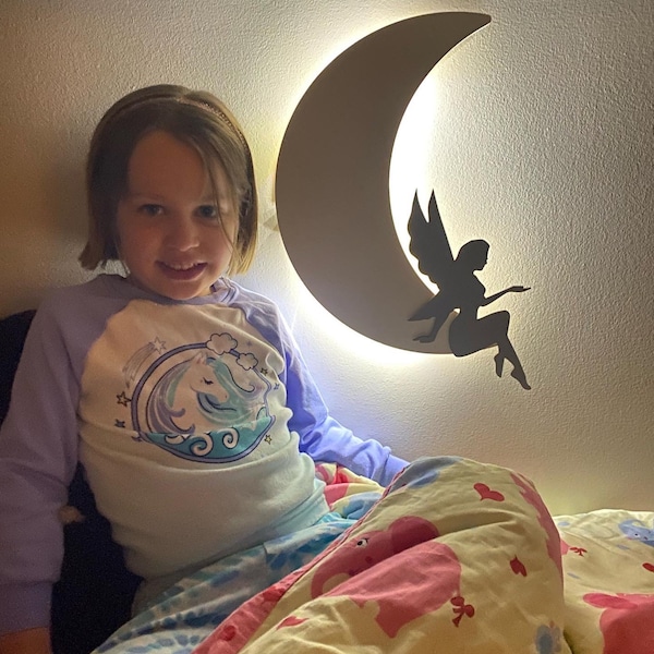 Set of Lamps | Wooden Wall Mounted | Led Lights Decor for Nursery Rooms ...