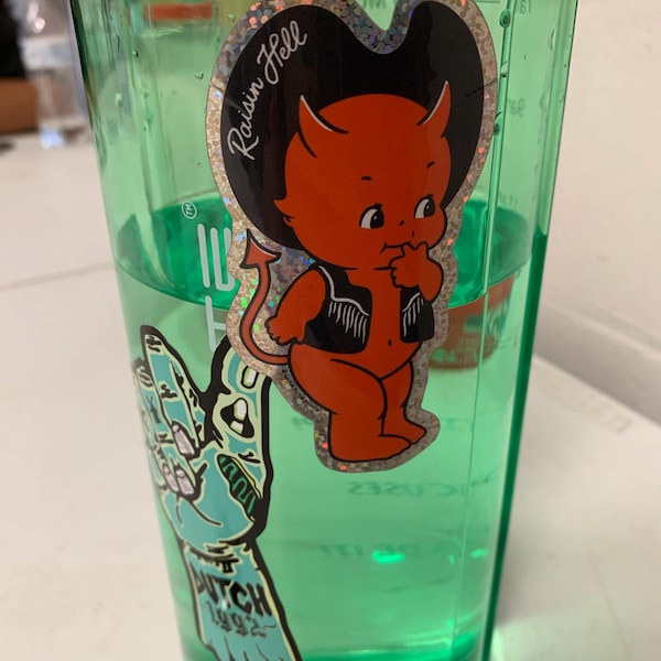 Kewpie Devil Vinyl Sticker 3.7" X 2.1" - Etsy
