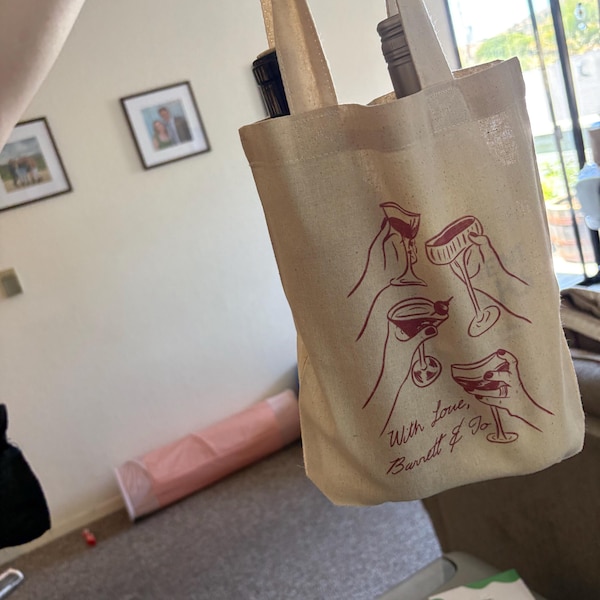 Cacti and Cocktails Bags - Desert Bachelorette Bag - Simple Wedding ...