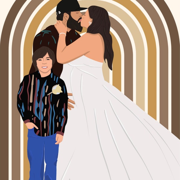 Faceless Portrait, Boyfriend Gift, Birthday Gift, Girlfriend Gift ...