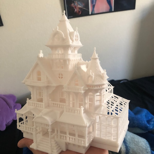 Miniature Victorian #5 Castle Tower House Train HO Scale - Etsy