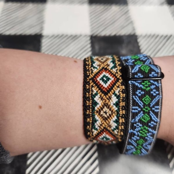 Boho Aztec Weave Friendship Bracelet for Women, Men, Handcrafted ...
