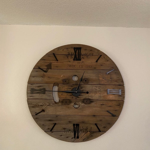 Large Wall Clock Kit With Raised Numbers - Etsy