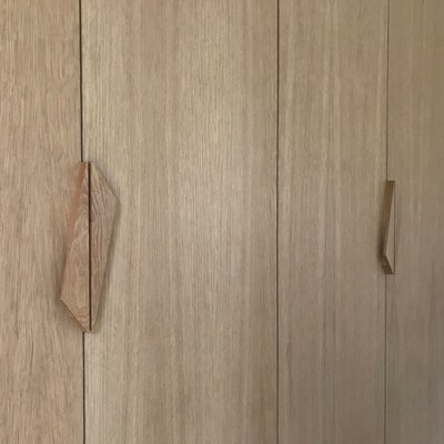 SW061 Triangle Handles/oaq Handles/cabinet Drawer/modern Wooden Handles ...