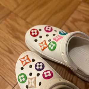 New Red and Black Croc Compatible Shoe Charms, Balloon Animal Charm ...