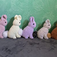 Crochet Pattern Realistic Mini Bunny Rabbit Amigurumi English PDF ...