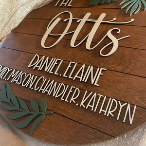 Round Nursery Name Sign Baby Boy Sign Round Wood Name Sign | Etsy