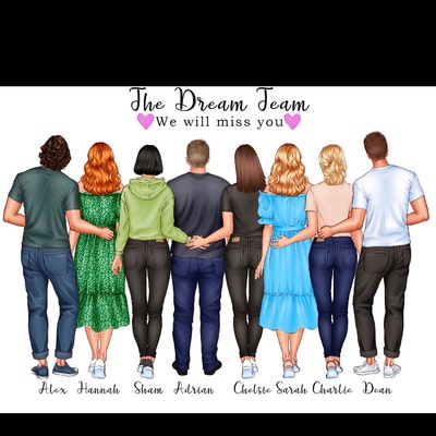 Whole School Class Portrait, End-of-year Goodbye or Thank You Gift for ...