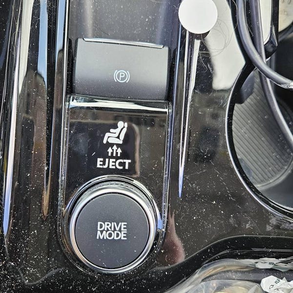 Eject Button Decal, Car Decal, Eject Passenger Button, Blank Button ...