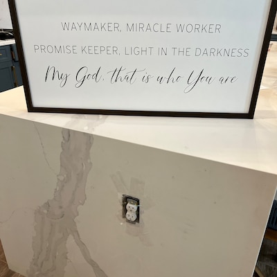 Inspirational Sign Waymaker Sign Living Room Wall Decor Waymaker ...