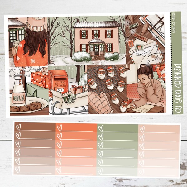 Christmas Clipart Kit Commercial Use Letters to Santa Clipart Stamps ...