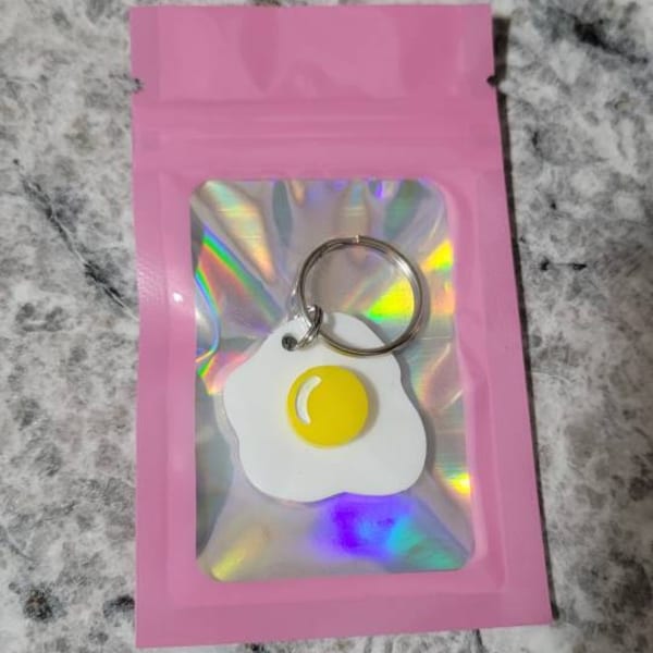 Acrylic Egg Pet Tag, Custom Egg Tag, Egg Pet ID, Fried Egg ID Tag - Etsy