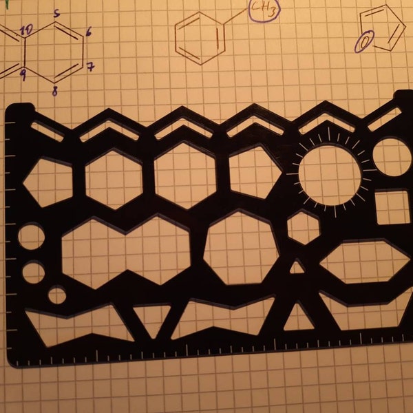 Science Stencil | Chemistry Stencil | Organic Chemistry Stencil ...