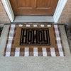Howdy Doormat, Western Door Mat, Housewarming Gift, Welcome Mat, Texas ...