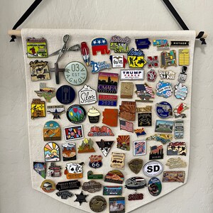 Enamel Pin Display Banner Multiple Sizes Badge Display - Etsy